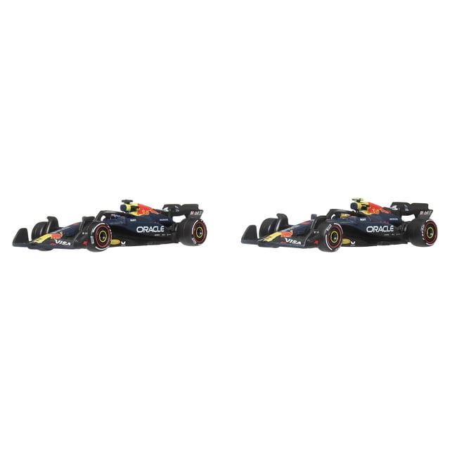 Hot Wheels Premium Formula 1 2-Pack of Toy Cars, Oracle Red Bull Racing ...