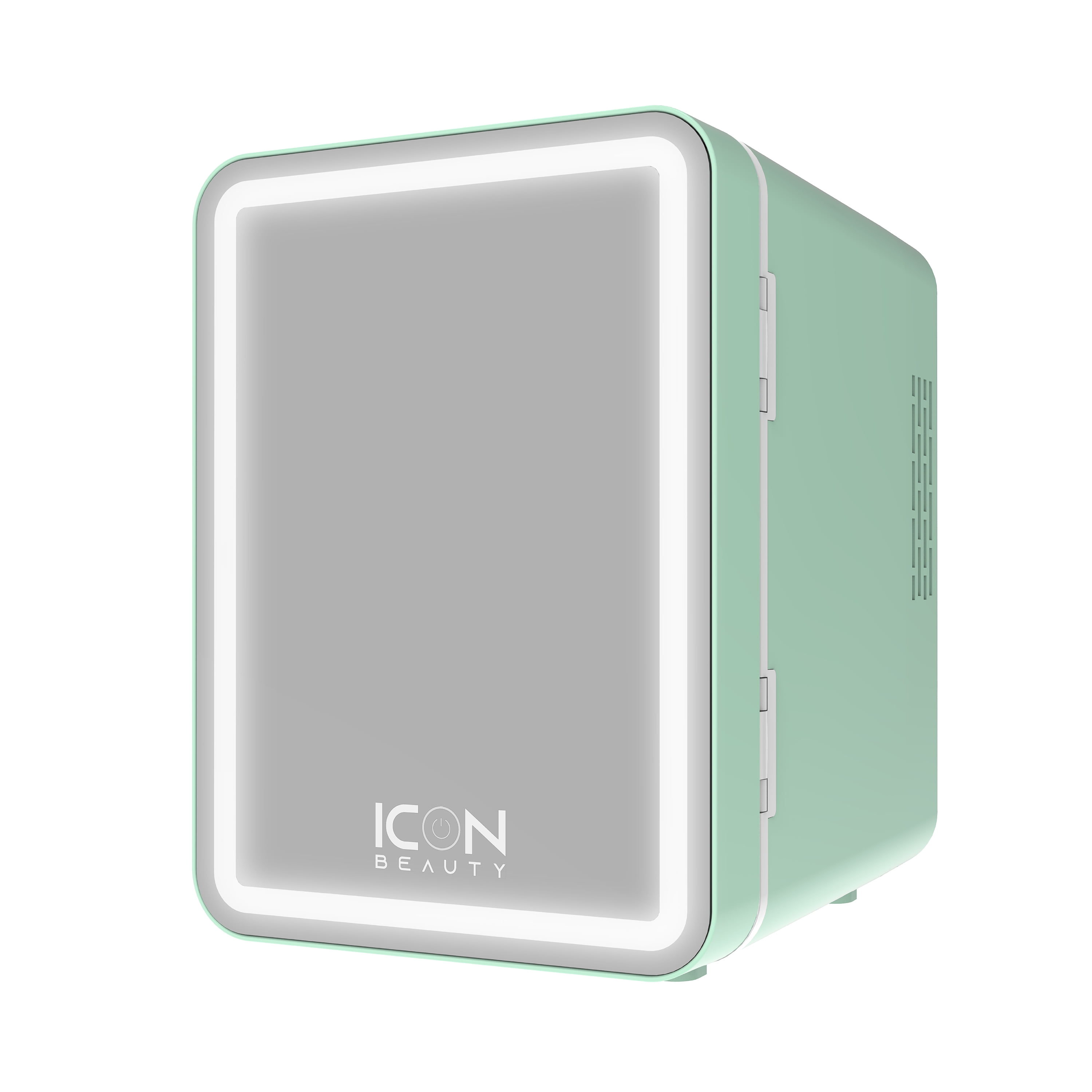 Icon Beauty LED Mirror Door 6.75in. Mini Cooler, 4-Liter Compact Mini ...
