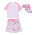 5T Bathing Suit Girls, Girl Swimsuit 3 Piece Girls Rash Guard Swimsuit ...