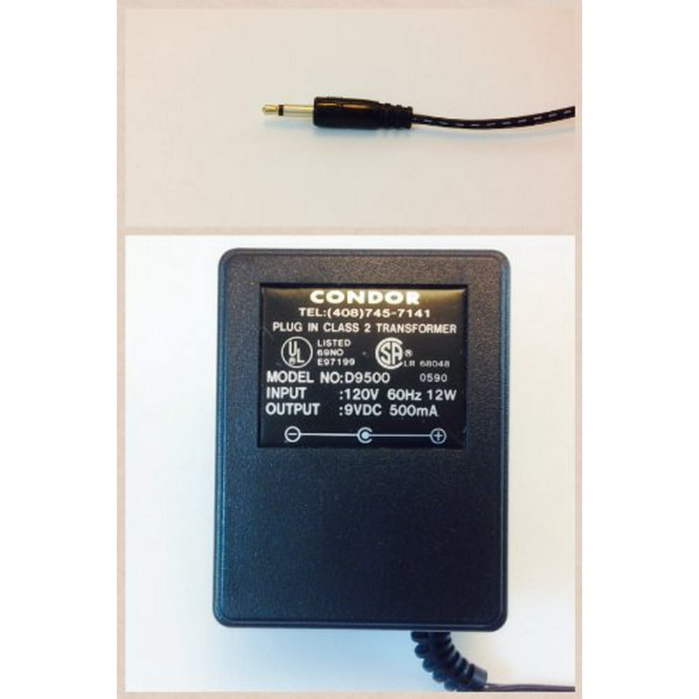 AC-DC Adapter 9VOLT DC @ 500mA 3.5mm Mini Plug - Walmart.com - Walmart.com
