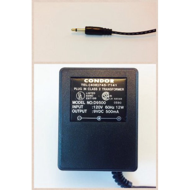 AC-DC Adapter 9VOLT DC @ 500mA 3.5mm Mini Plug - Walmart.com - Walmart.com
