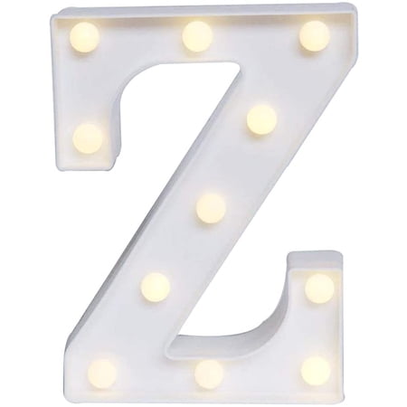 Lishi LED Letter Lights Alphabet, Led Decoration for Birthday Party Bar ...