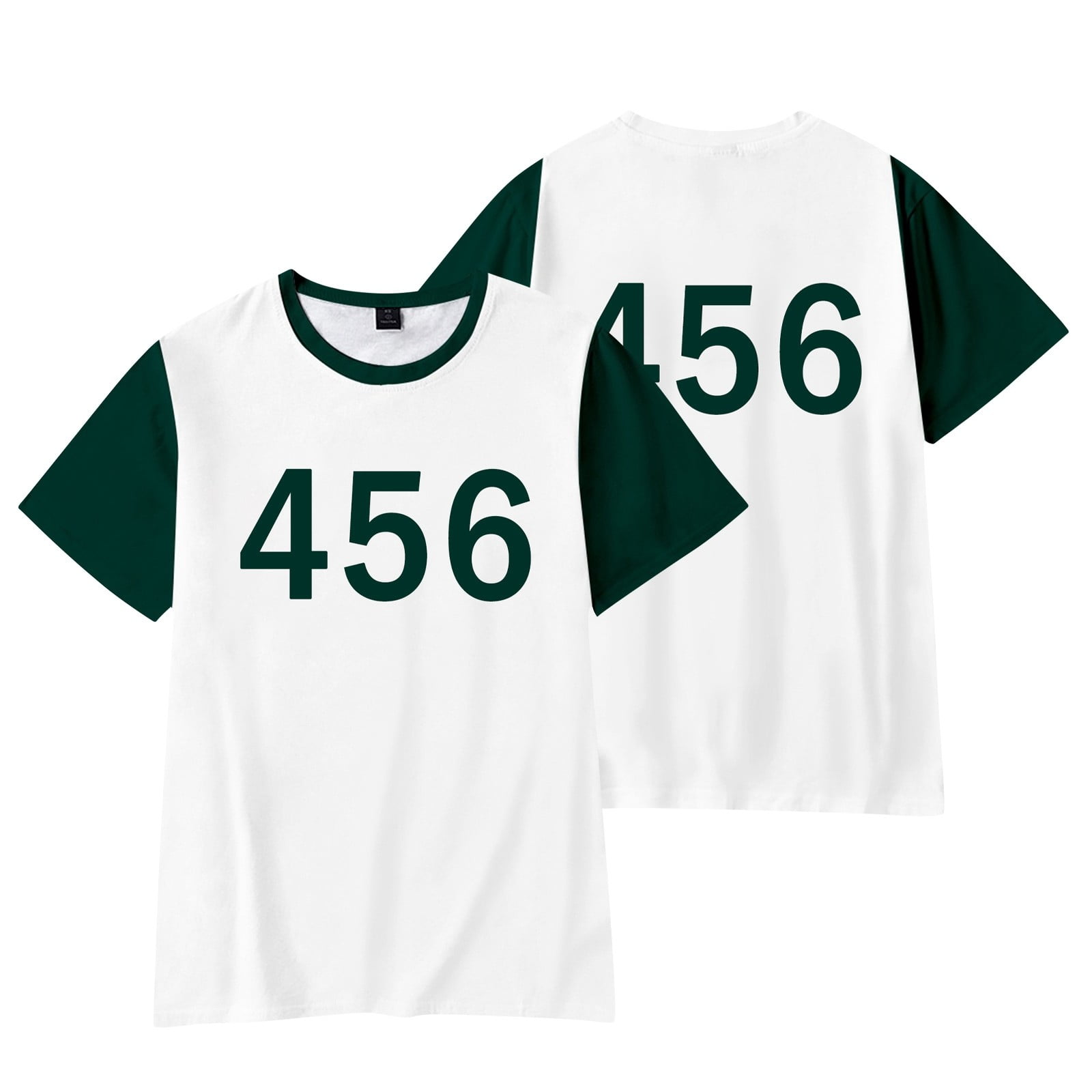 Squid Game Player Kids Track Shirt – Official Green Cosplay Costume for ...
