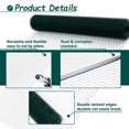 60M Galvanized Hexagonal Chicken Wire – Outdoor Anti-Rust Poultry ...