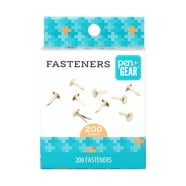 Metal Paper Fasteners 50/Pkg-Hearts - Gold - Walmart.com