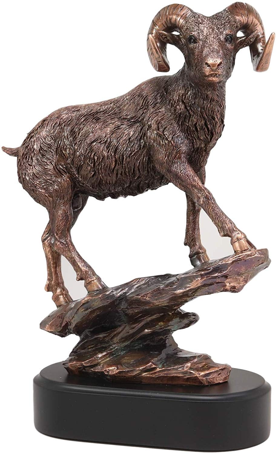 Wildlife Animal Taxidermy Bighorn Sheep Ram Climbing on Sloping Rock ...