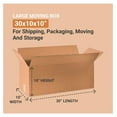 Shipping Boxes Large 30"L x 10"W x 10"H , 20-Pack | Corrugated ...
