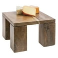 Decorative HUBERT¬Æ Small Farmhouse Wooden Square Riser Support with ...