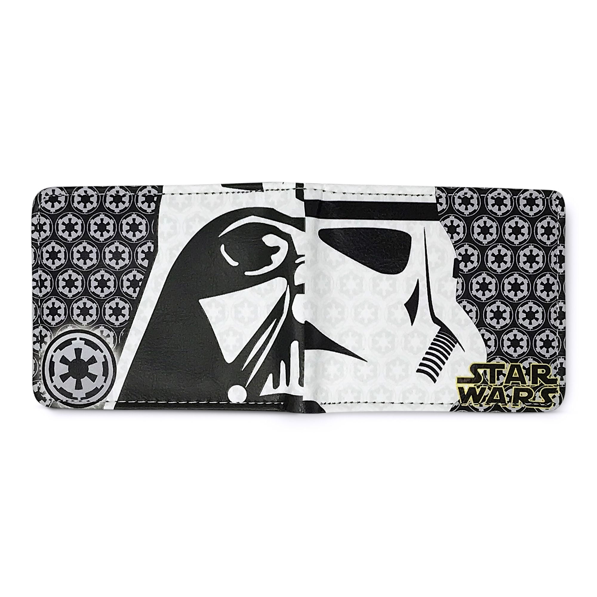 Star Wars Stormtrooper Bi-Fold Wallet - Stormtrooper and Darth Vader ...