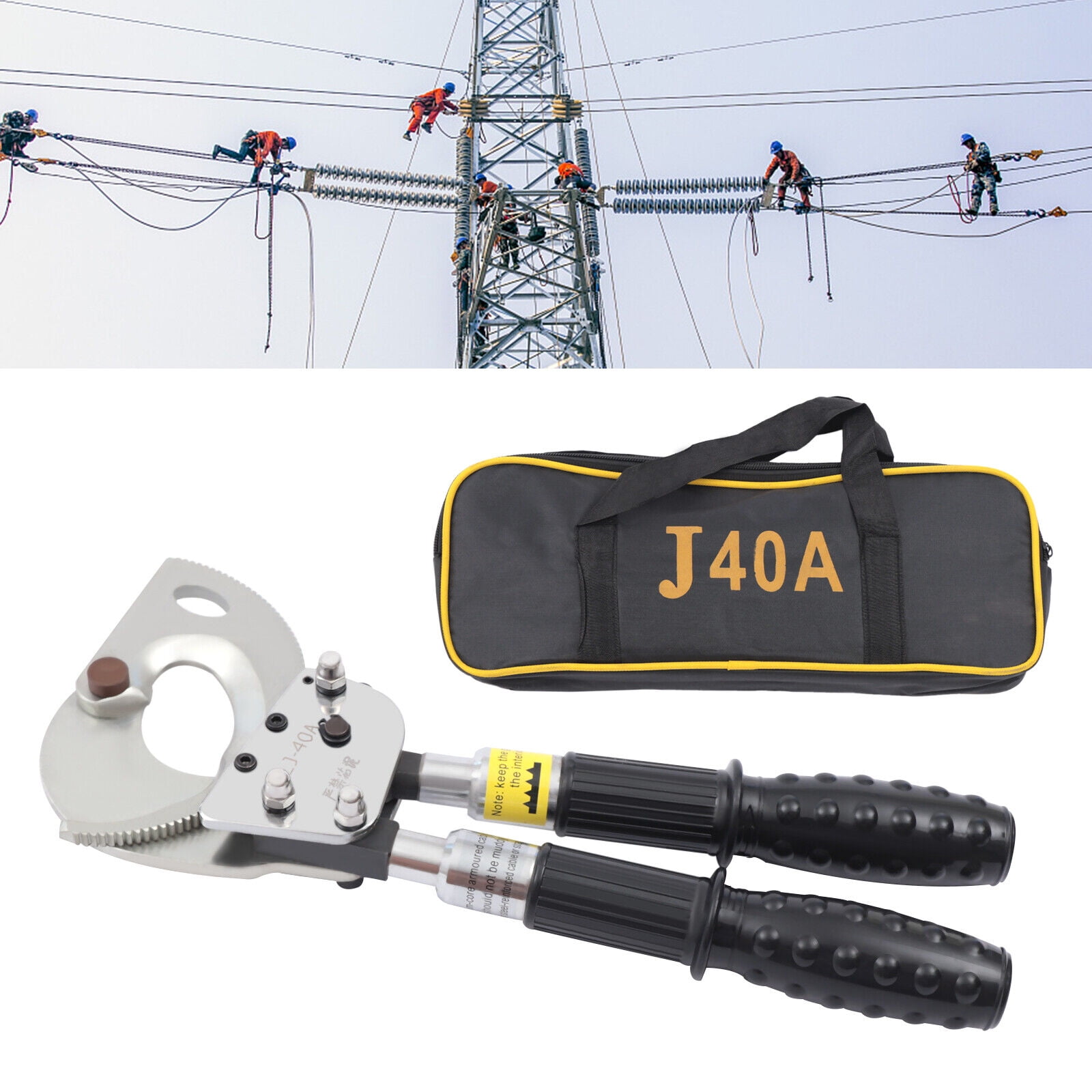 Colorfullrain Ratchet Cable Cutter Ratcheting Wire Cutting Tool Heavy ...