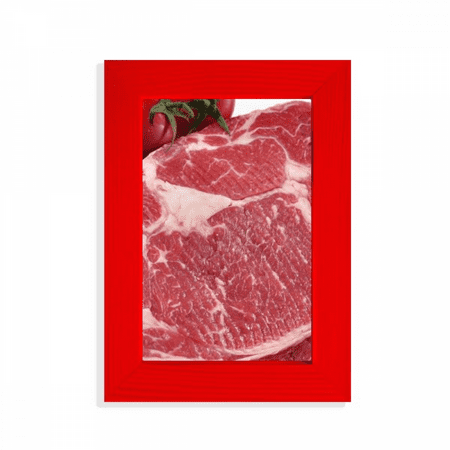 Red Steak Raw Meat Food Texture Picture Display Art Red Photo Frame ...