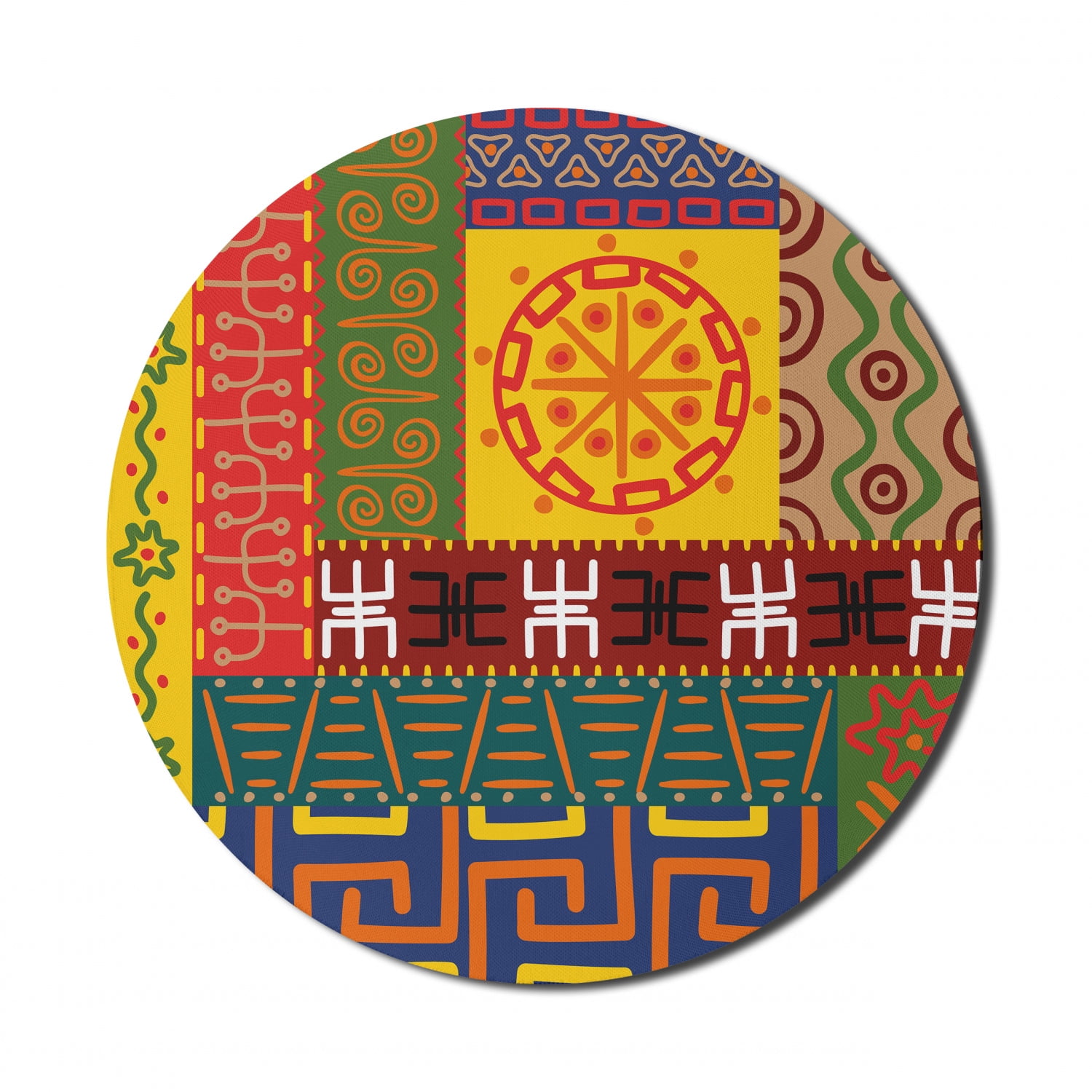 Prehistoric Mouse Pad for Computers, Abstract Patterns Ornaments ...