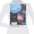 "PPD Inkjet Iron-On Dark T Shirt Transfers Paper for Printer Fabric ...
