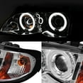 AKKON - BMW E46 3-Series 4Dr Sedan/Wagon 02-05 Chrome Halo LED ...