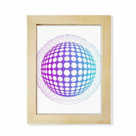 Dot Sphere Surrounded Closely Desktop Adorn Photo Frame Display Art ...