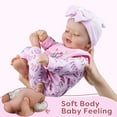 RSG Lifelike Reborn Baby Dolls 20 inch Newborn Baby Dolls Soft Cloth ...