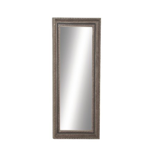 Decmode Traditional 73 X 34 Inch Rectangular Wooden Framed Wall Mirror ...
