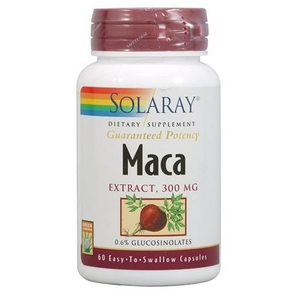 Solaray Maca Root Extract 300 mg | Healthy Balance, Energy, Vitality ...