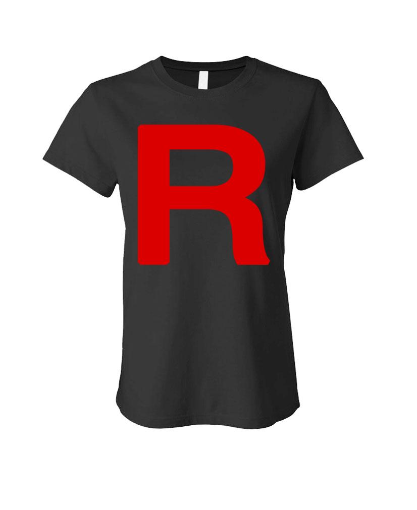 Team Rocket Logo Black White