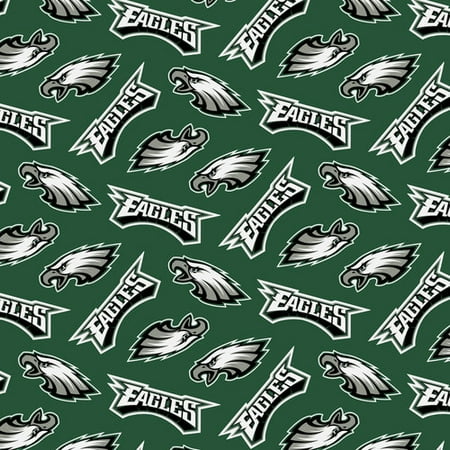 NFL Philadelphia Eagles Fleece Fabric, per Yard - Walmart.com
