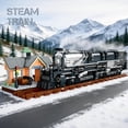Remocguys Steam Locomotive Building Set Compatible with Lego Railway ...
