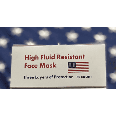 Medline, MIINON27410EL, Fluid-resistant Face Mask, 25 / Box, Purple ...