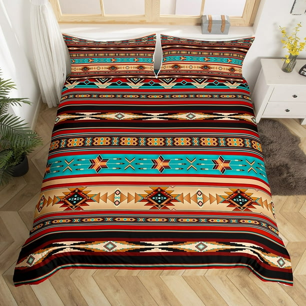 Aztec Comforter Cover Ethnic Tribal Arrow Duvet Cover,Vintage ...