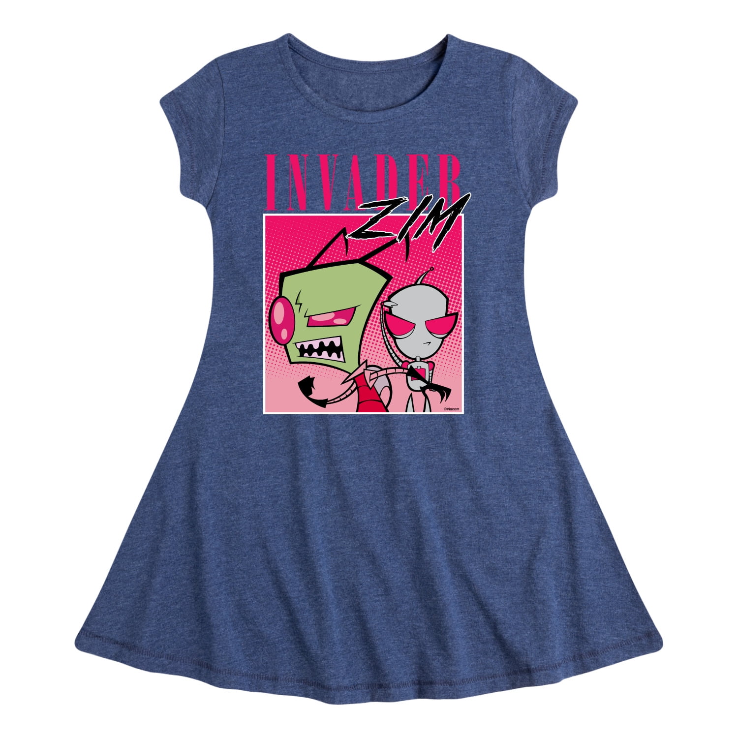 Invader ZIM - GIR and ZIM - Retro Style - Toddler And Youth Girls Fit ...