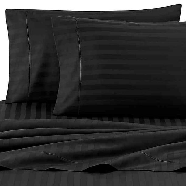 Wamsutta Damask Stripe 500 Thread Count Pimacott King Sheet Set In