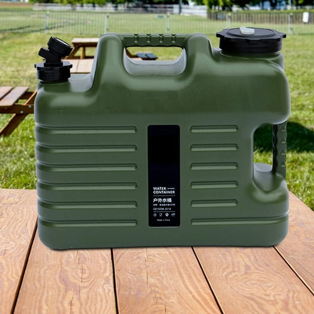 Portable Water Storage Carrier with Spigot Water Container Water Bottle ...