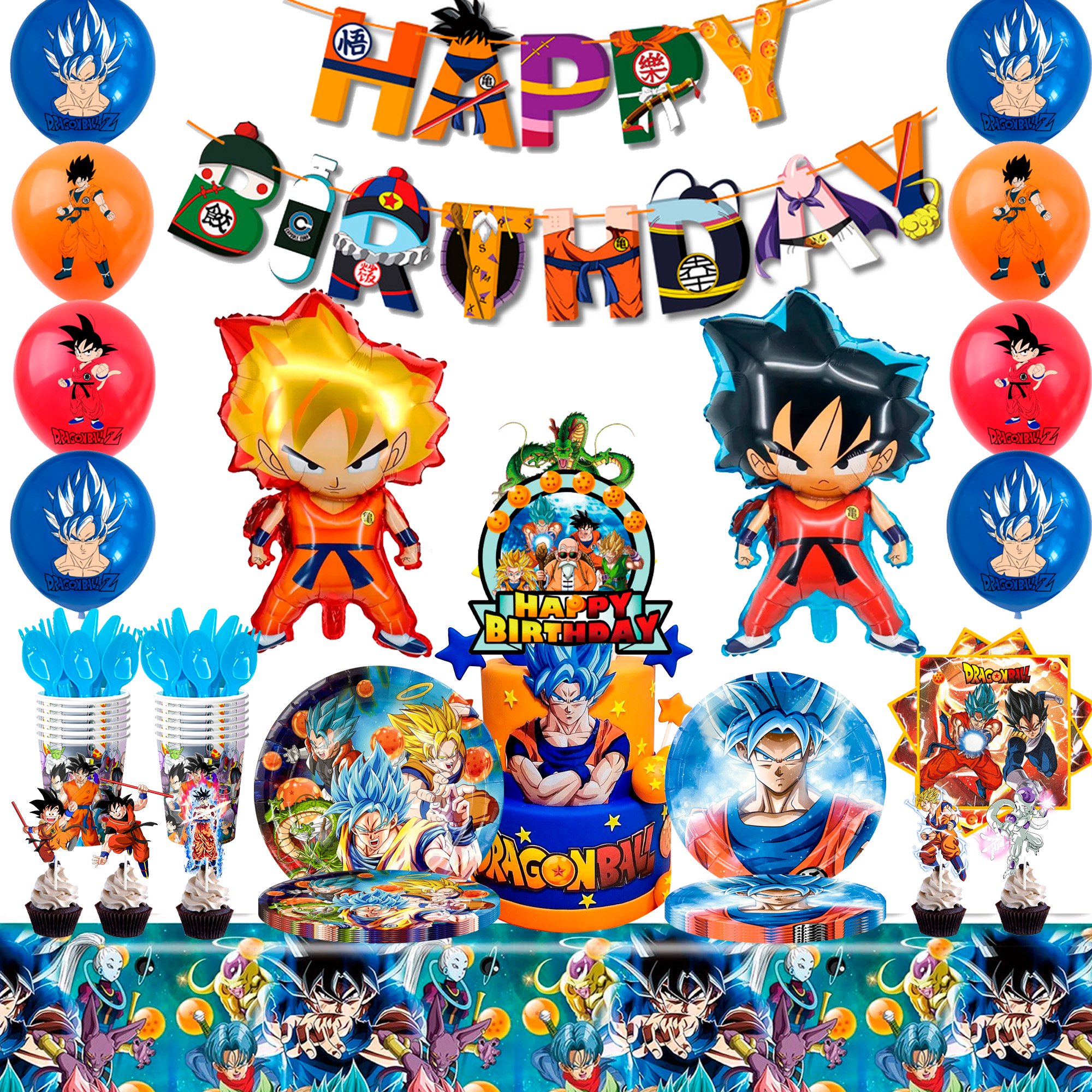Click here for Elifjoydeco Dragon Ball Party Supplies  111pcs Ani... prices