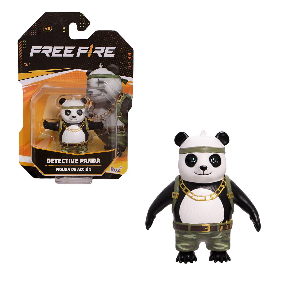 Figura de Acción Free Fire - Detective Panda | Bodega Aurrera en línea