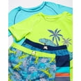 Quad Seven Boys' Rashguard Set - Short Sleeve Swim Shirt and Bathing ...