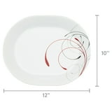 Corelle Livingware Splendor 12.25" Serving Platter - Walmart.com