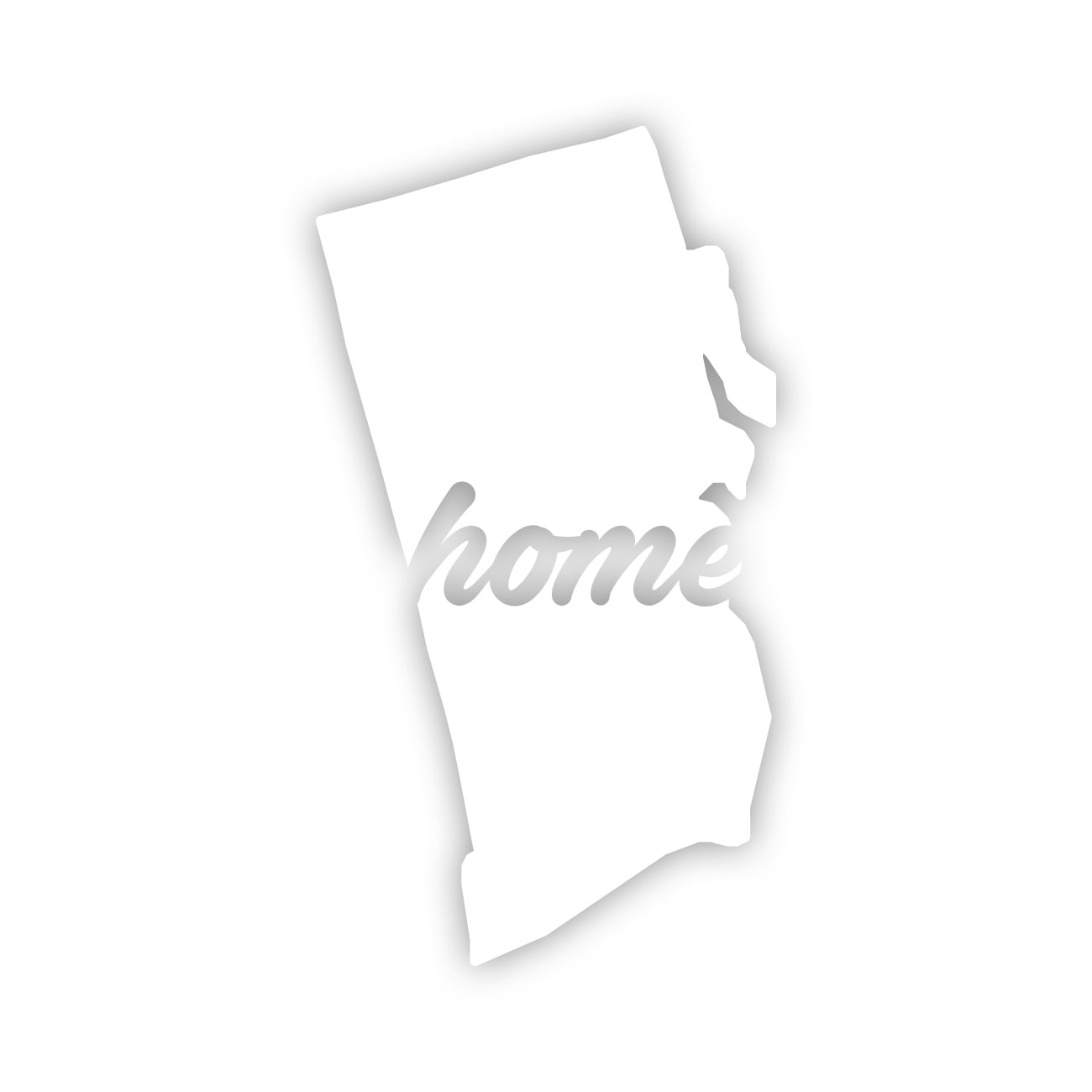Rhode Island Home Sticker Decal Die Cut - Self Adhesive Vinyl ...
