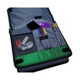 Case It 2" O-Ring Zipper Binder with Messenger Flap, Black, M-276 ...