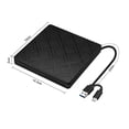 External DVD Drive USB3.0 Type C DVD RW CD Rewriter Burner Portable ...