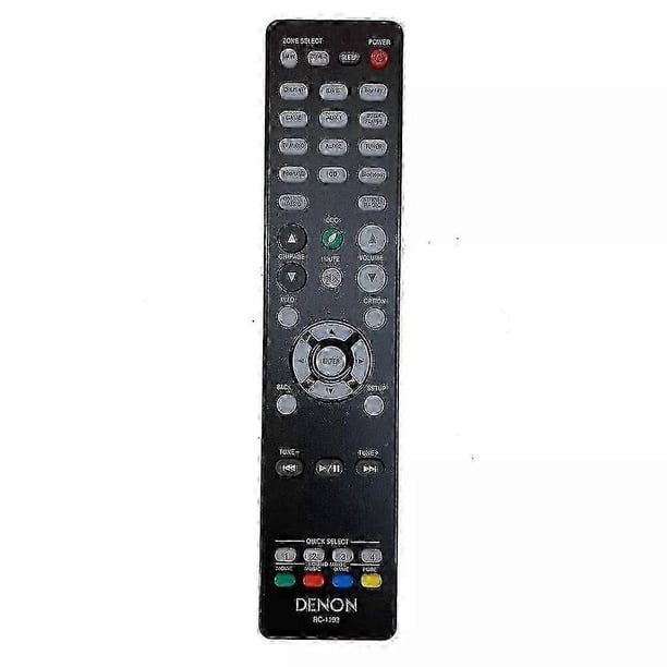 DENON RC-1192 Remote Control and AVR-S900W AVR-X2100W Models for Audio ...