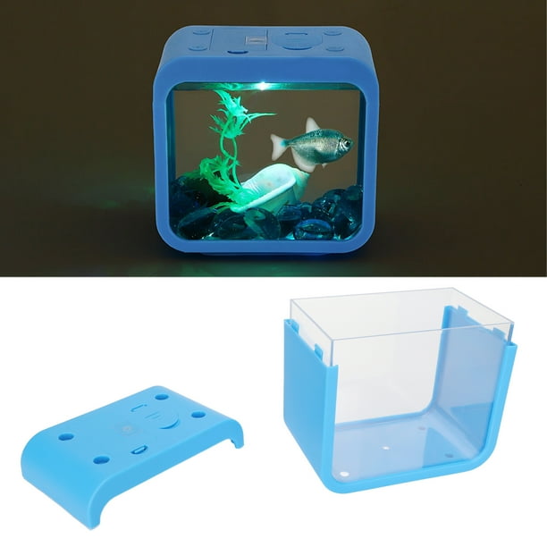 Desktop Small Fish Detachable Aquaponic Betta Fish Mini Fish With LED ...