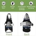 Pet Clothes Dog Hoodies Thin Blue Line Flag Puppy Pullover Cat Hooded ...