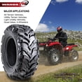 WANDA Set 4 AT MASTER ATV/UTV Tires 23x8-11 Front & 24x10-11 Rear /6PR ...
