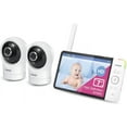 VTech RM7764-2HD 1080p Smart WiFi Remote Access 2Camera BabyMonitor ...