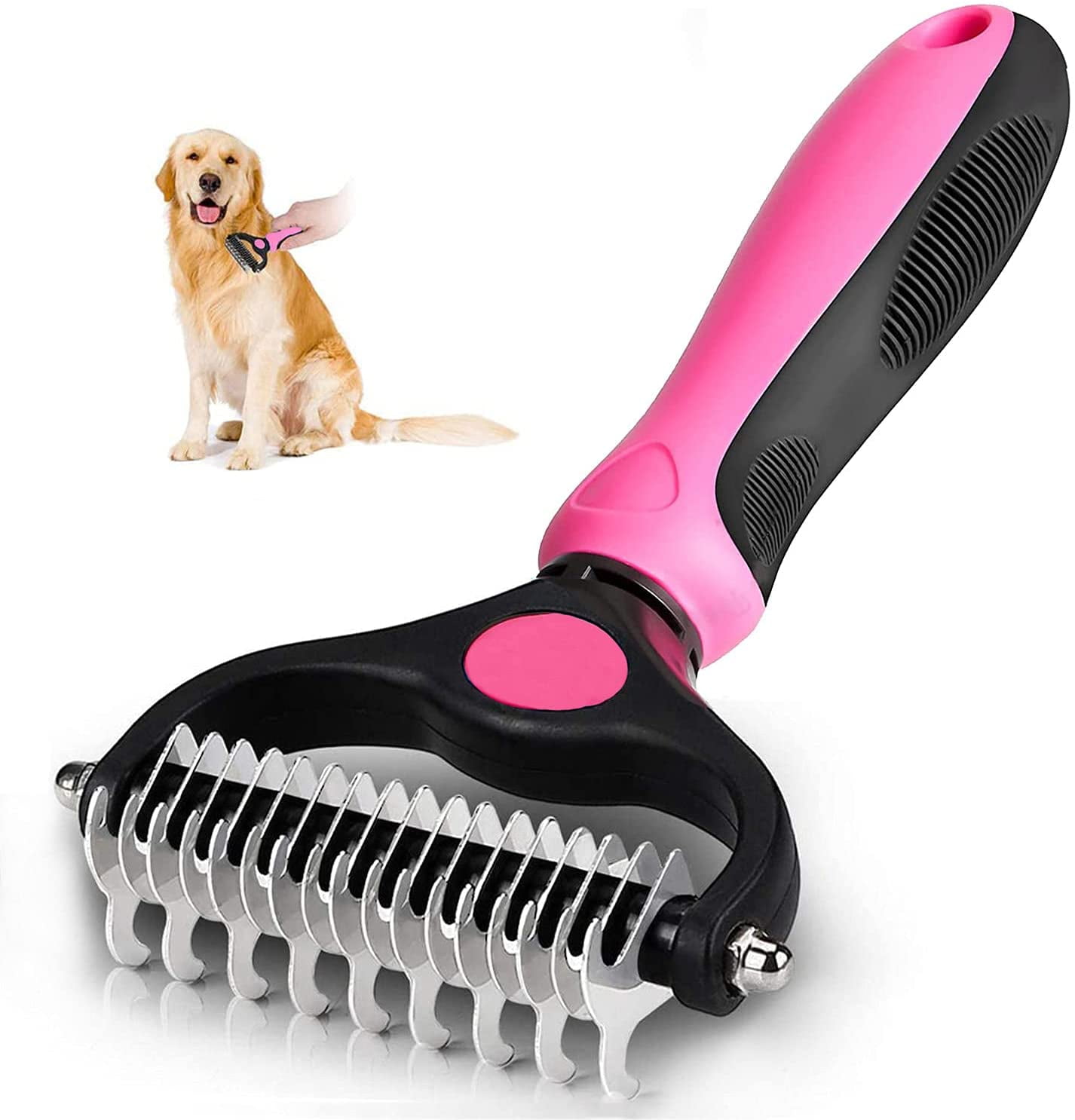 Cepillo para perros y gatos, peine profesional para el cuidado de ...