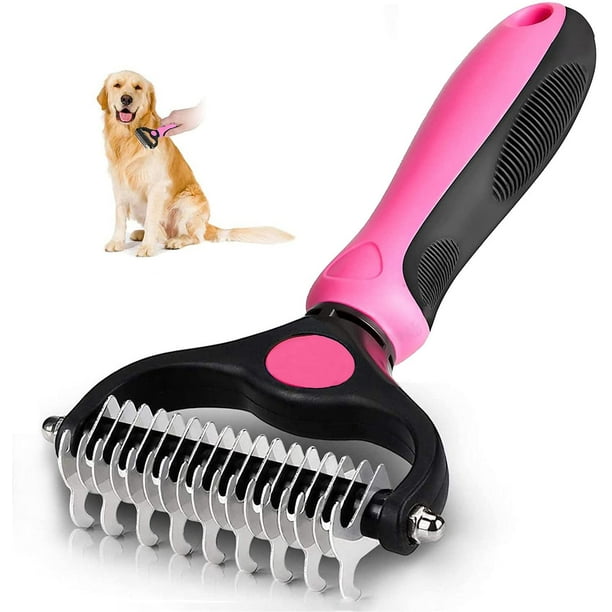 Dog Hair Brush Cat Brush, Dog Dematting Rakes, Grooming Brush Remove ...