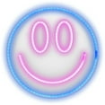 Xtreme Lit Smiley Face LED Neon Sign, Color-Changing Neon LED Wall ...