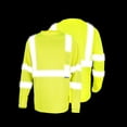 LX Reflective Long Sleeve High Visibility Breathable T-Shirt, Men's, 3 ...