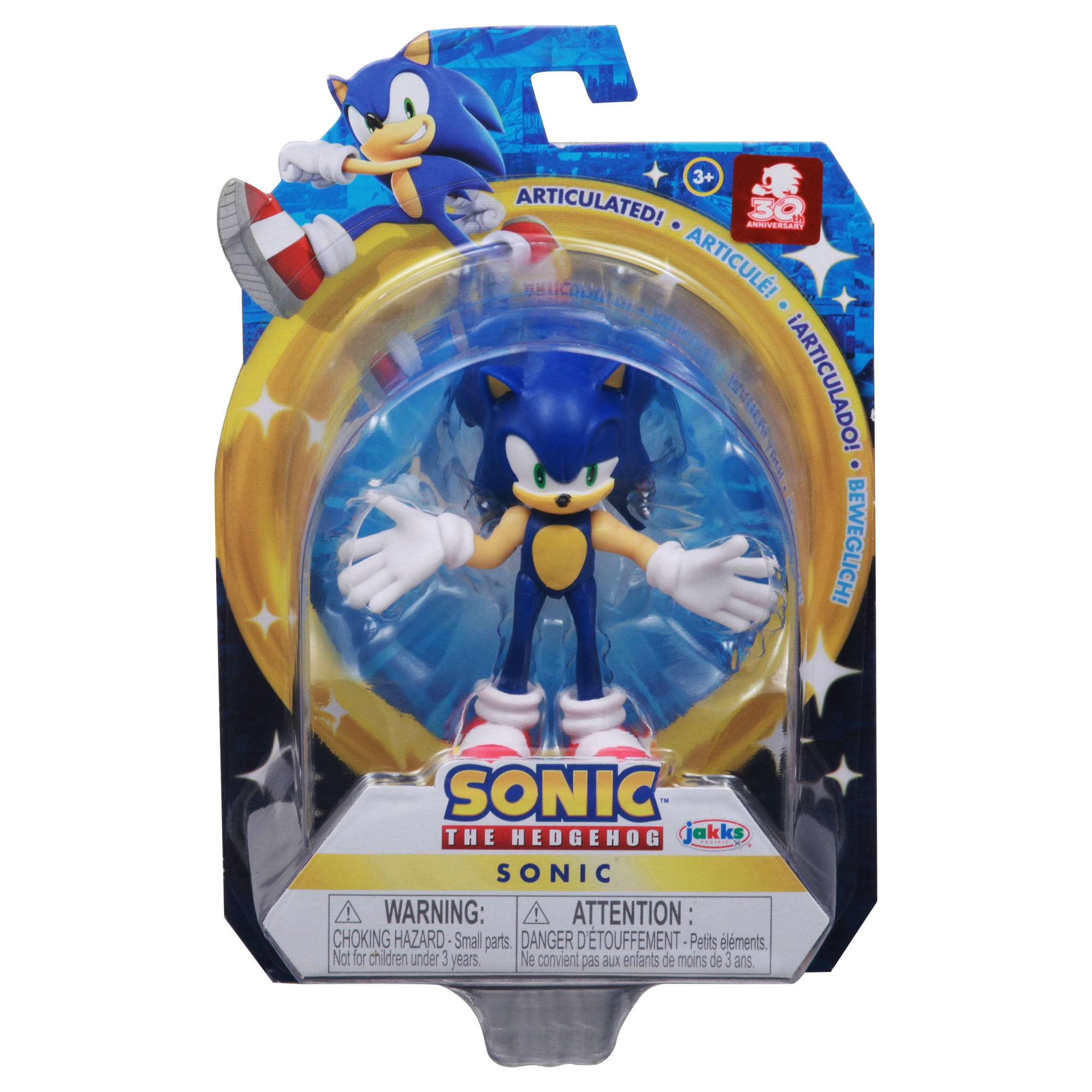 Sonic W/ Chaos Emerald 4-inch Figure JAKKS Pacific,, 43% OFF