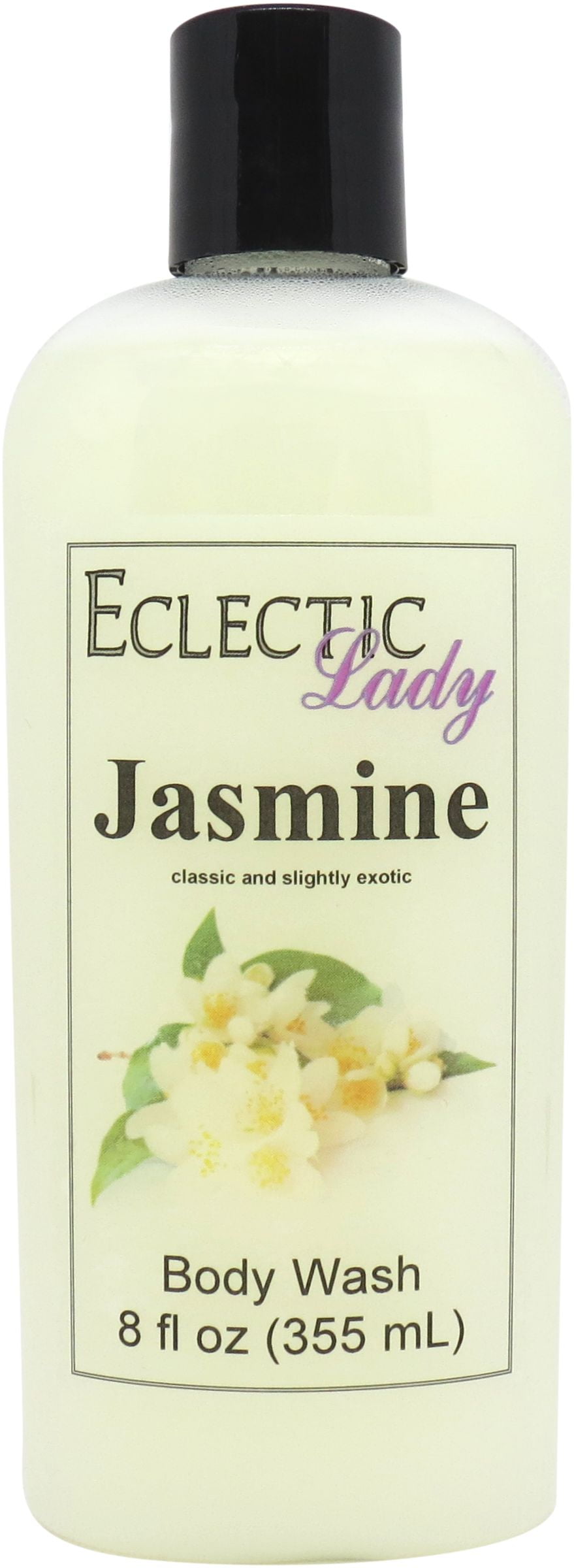 Jasmine Body Wash by Eclectic Lady, Liquid Shower Gel for Women and Men ...