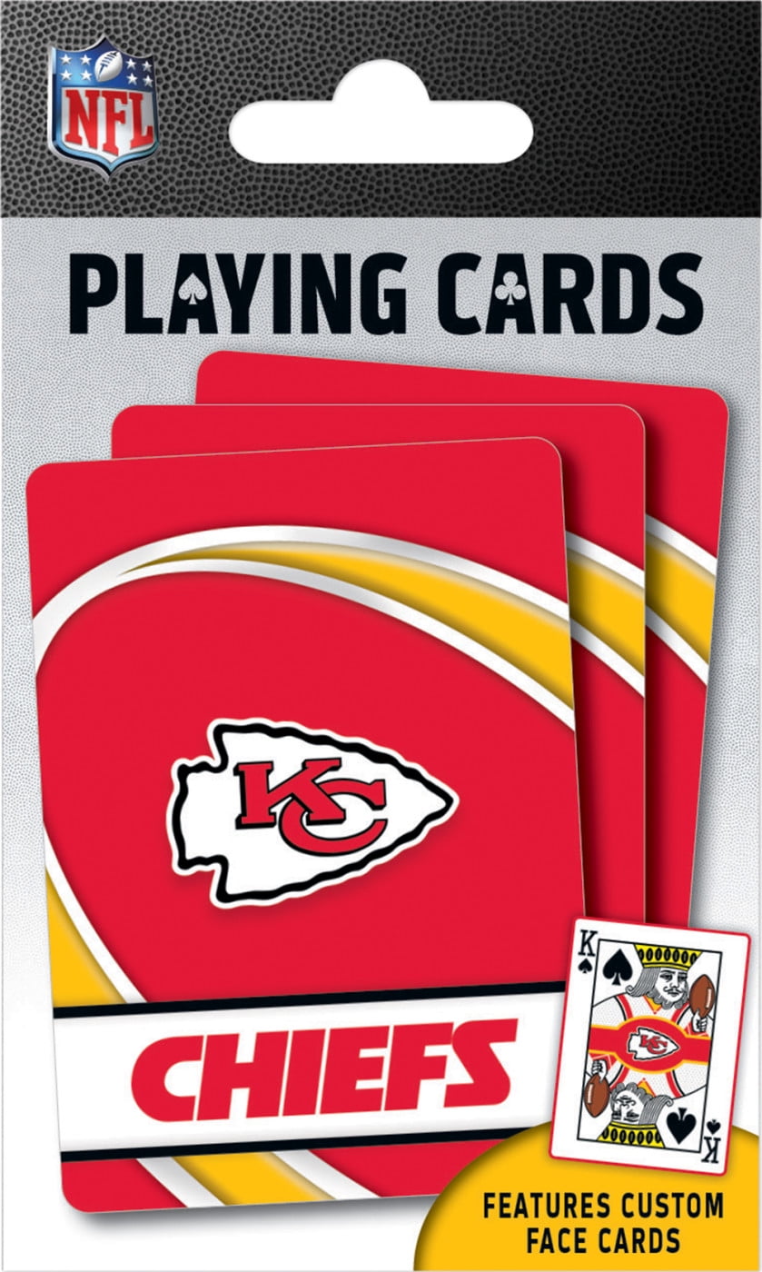 MasterPieces Officially Licensed NFL Kansas City Chiefs Playing Cards ...