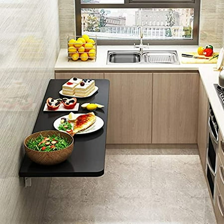 RXBFD Wall Mounted Workbench Wall Hanging Folding Wooden Drop-Leaf ...